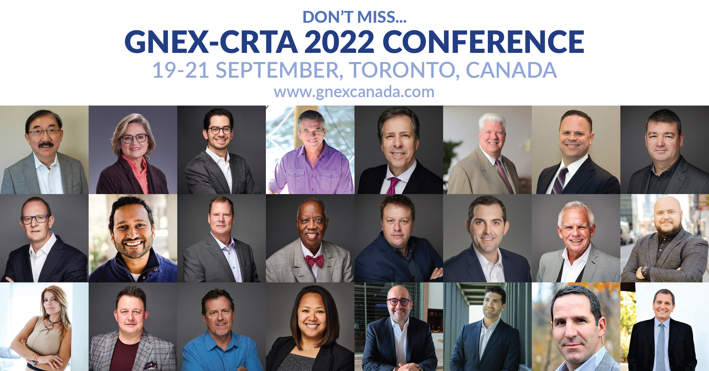 GNEX-CRTA 2022 Schedule – GNEX-CRTA Conference